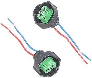 Amazon.com: Fluher Pack-2 Car Light Bulb Plug, Fog Light Socket ...