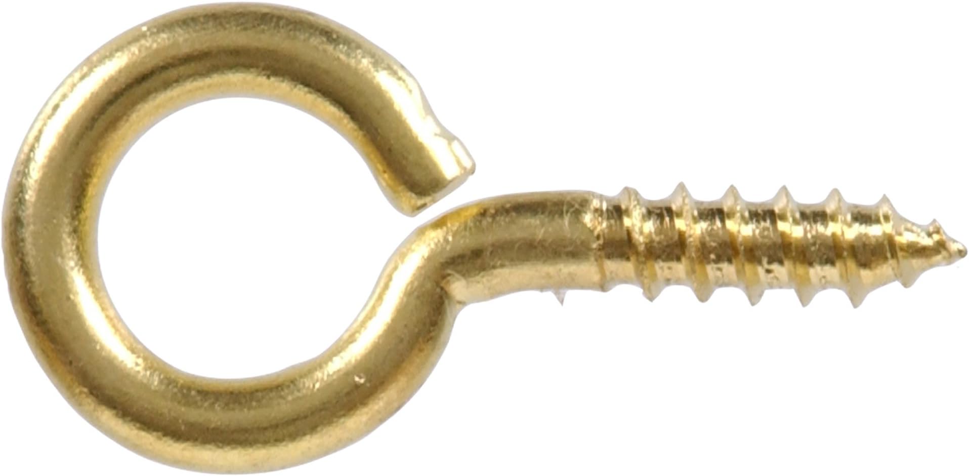 Amazon.com: Hillman 852422 .162 x 1-5/8 in. Solid Brass Large Eye Screw ...