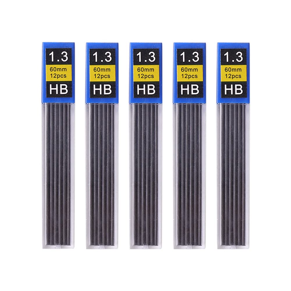 Amazon.com : 5pcs Automatic Pencil Lead Refill, 0.3mm 0.5mm 0.7mm 0.9mm ...
