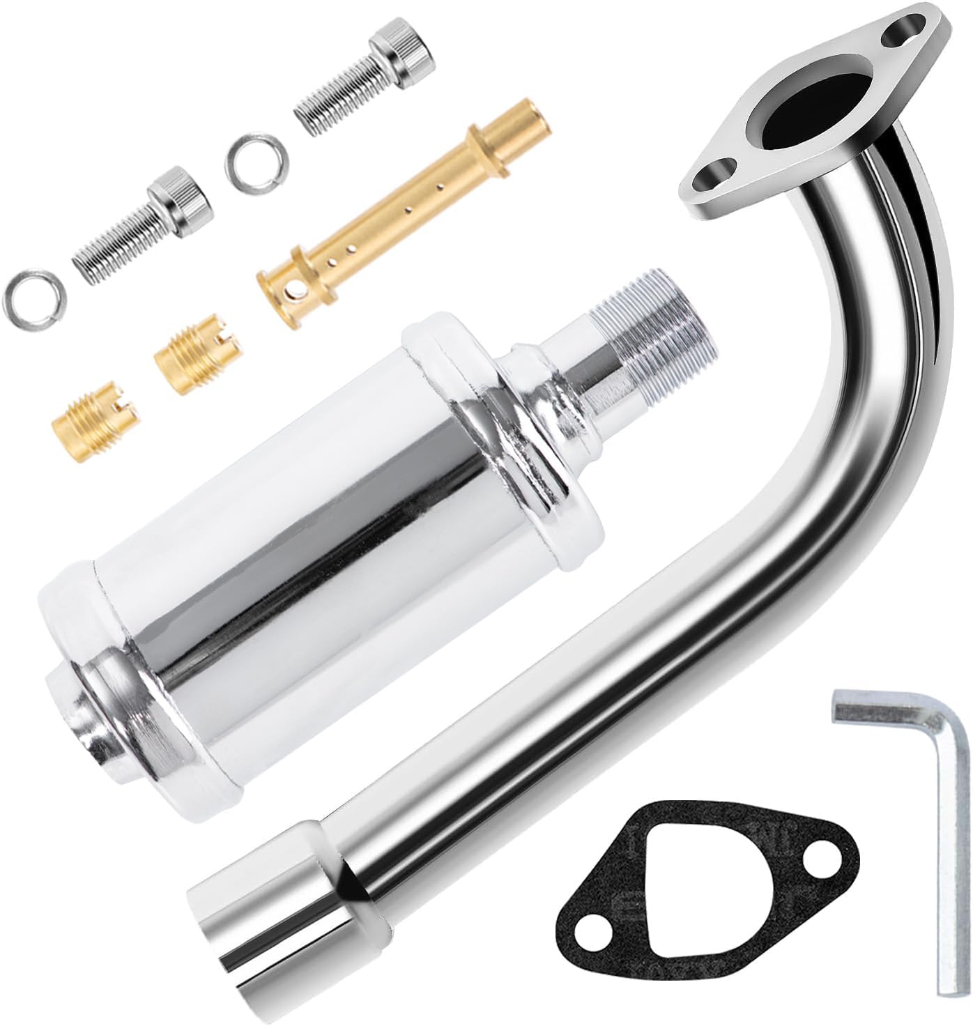 Amazon.com: SOFO Exhaust Pipe Muffler Kit - For Predator 212 Exhaust ...