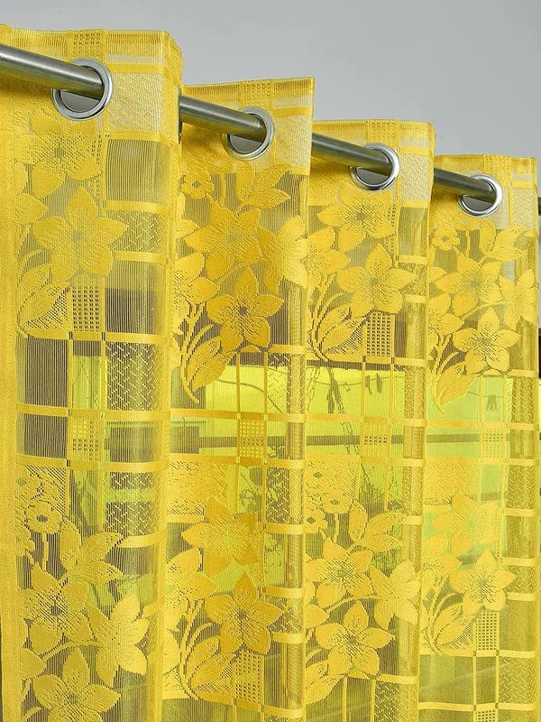 Buy P DECOR Heavy Polyester Glittering Tissue Net Floral Semi ...