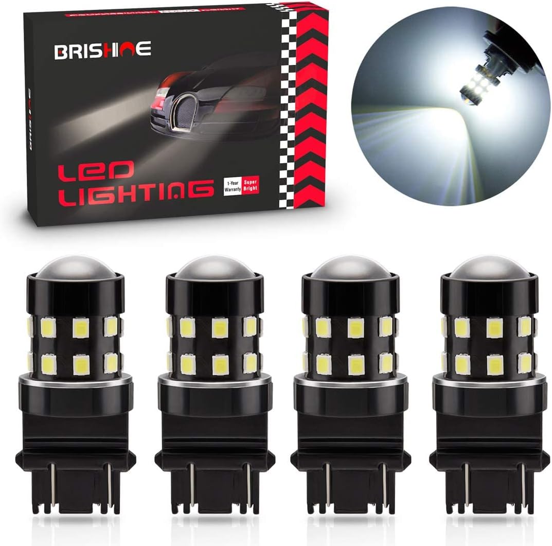 Amazon.com: BRISHINE 4-Pack Super Bright 3157 3156 3057 3056 3157K LED ...