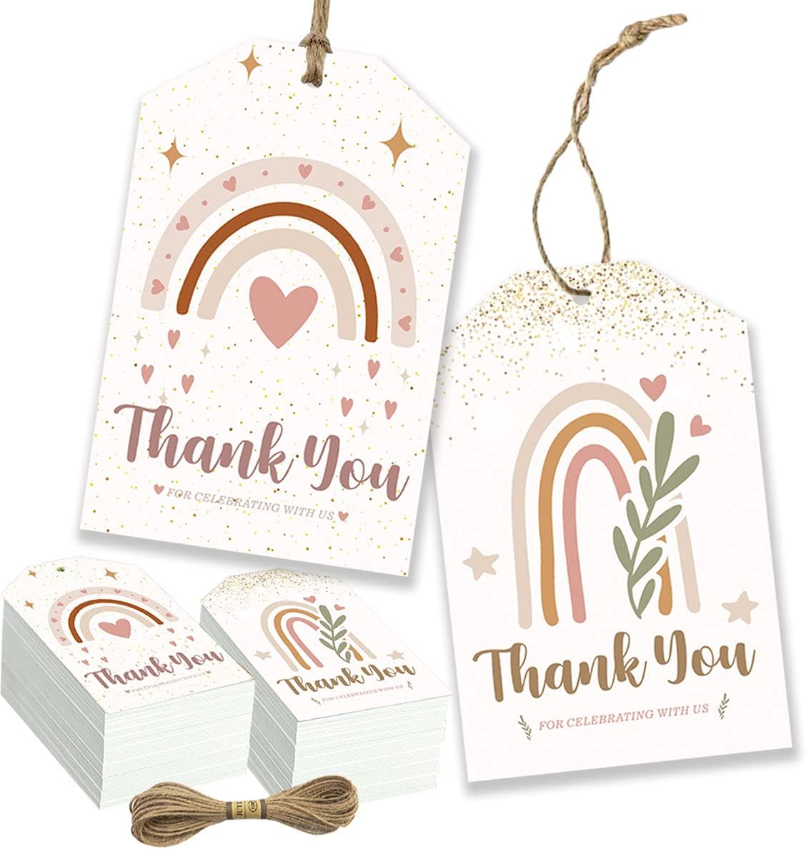 Amazon.com: Boho Birthday Tags Decoration- Boho Birthday Favor ...