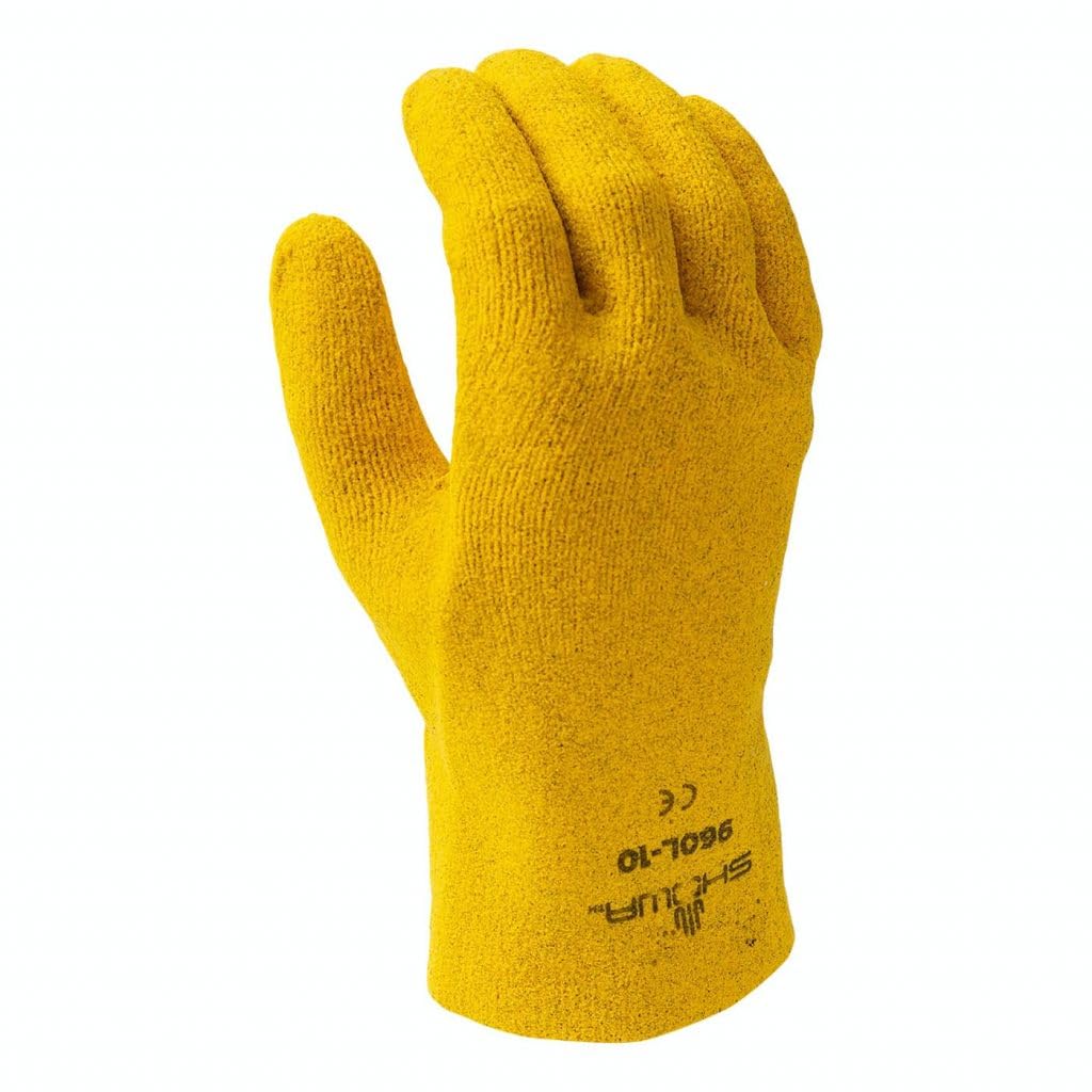 SHOWA 960 Fully Coated PVC General Purpose Work Glove with Cotton Liner, for Vending Machines ...