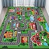 Amazon.com: Kids Carpet Playmat Rug 78.7"x59", Car Rug for Kids Cars ...