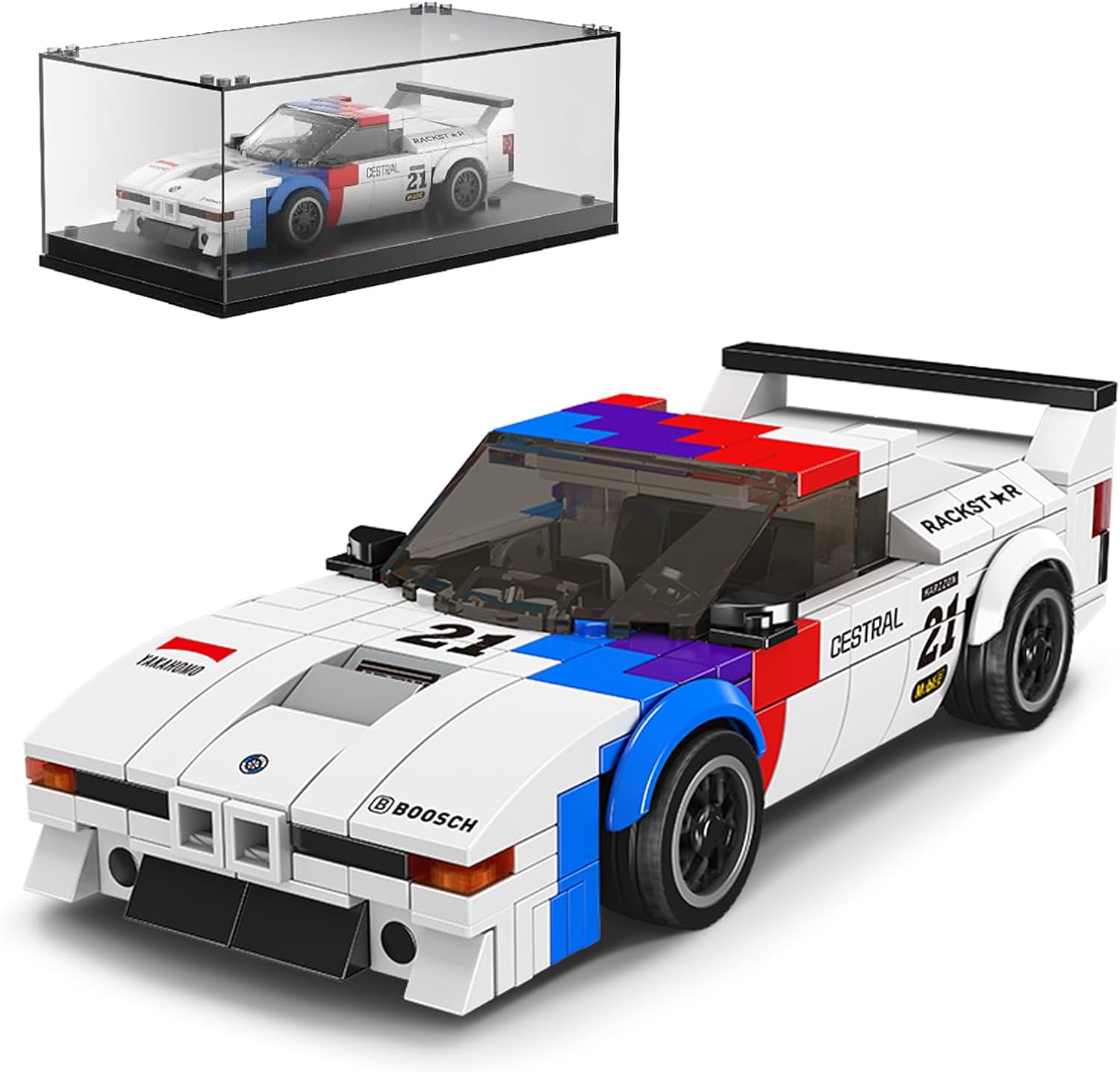Mould King Speed Champions BMW M1 Model Car Building Kit with Display ...