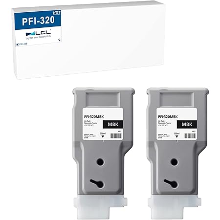 Amazon.com: Canon PFI-320MBK Pigment Matte Black Ink Tank 300ml ...
