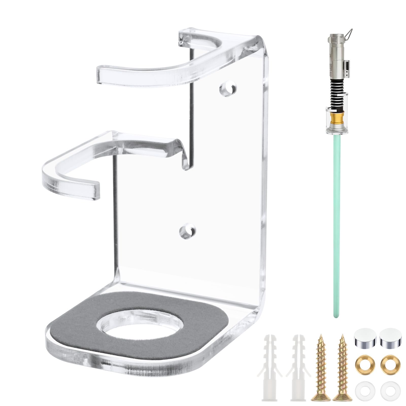 Amazon.com: Cosmos Lightsaber Wall Mount Stand Acrylic Lightsabers ...