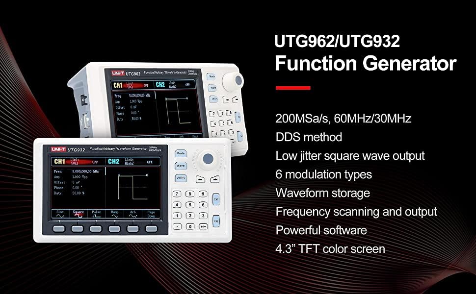 Snapklik.com : UNI-T UNI-Trend UTG932E UTG962E Mini Handheld Function Arbitrary Waveform ...