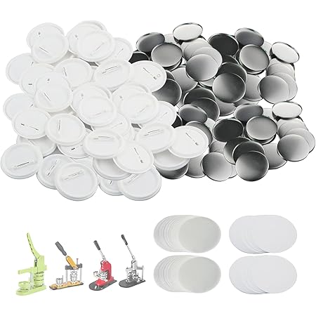 Amazon.com : 2.25 inch Round BackPin Buttons (250 Pack) Sets for Badge ...