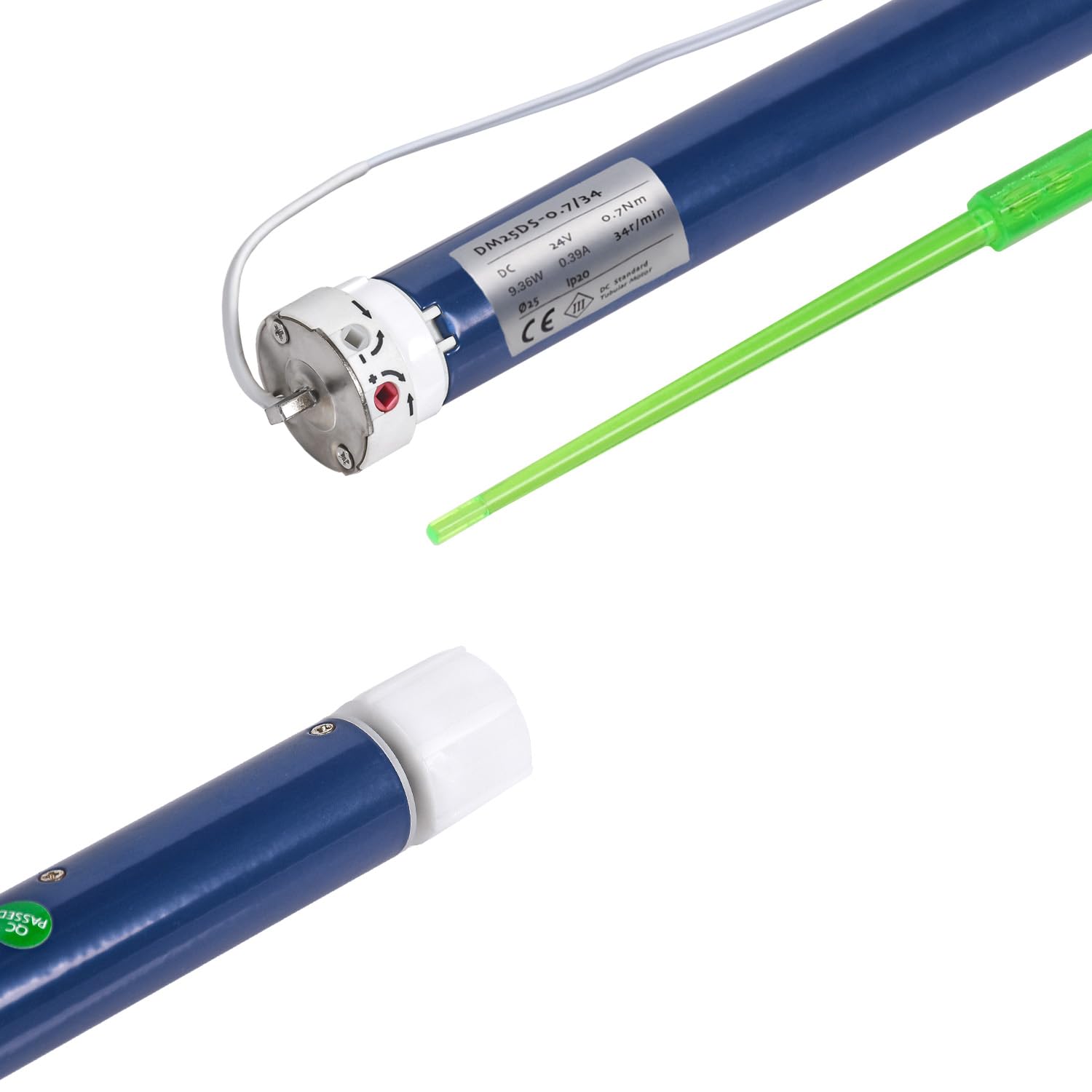 DM25DS DC24V Wired Electric Roller Shade Motor for RV Motorized Blinds ...