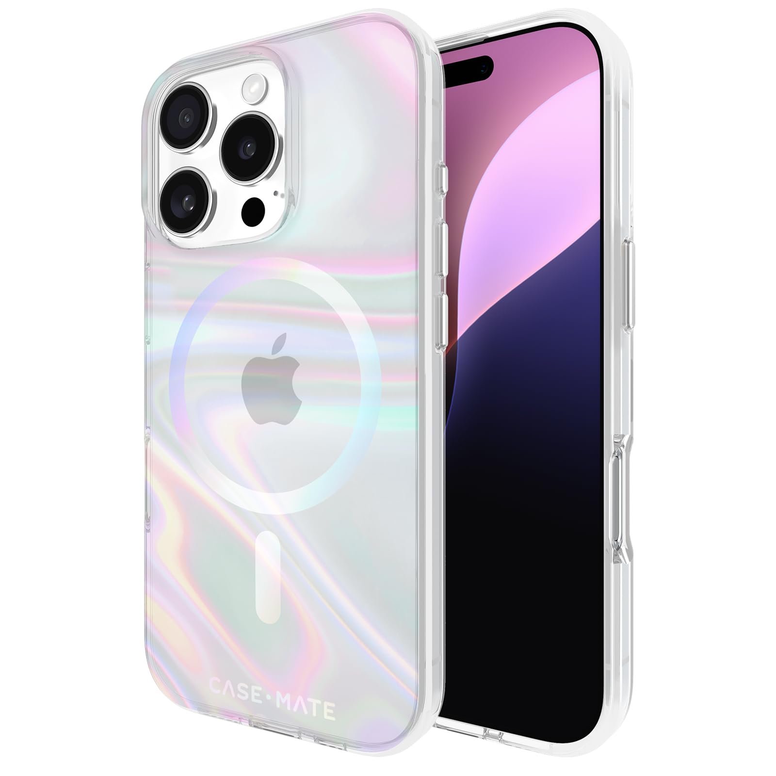 Amazon.com: Case-Mate iPhone 16 Pro Case [Compatible with MagSafe] - Stylish Iridescent Phone ...
