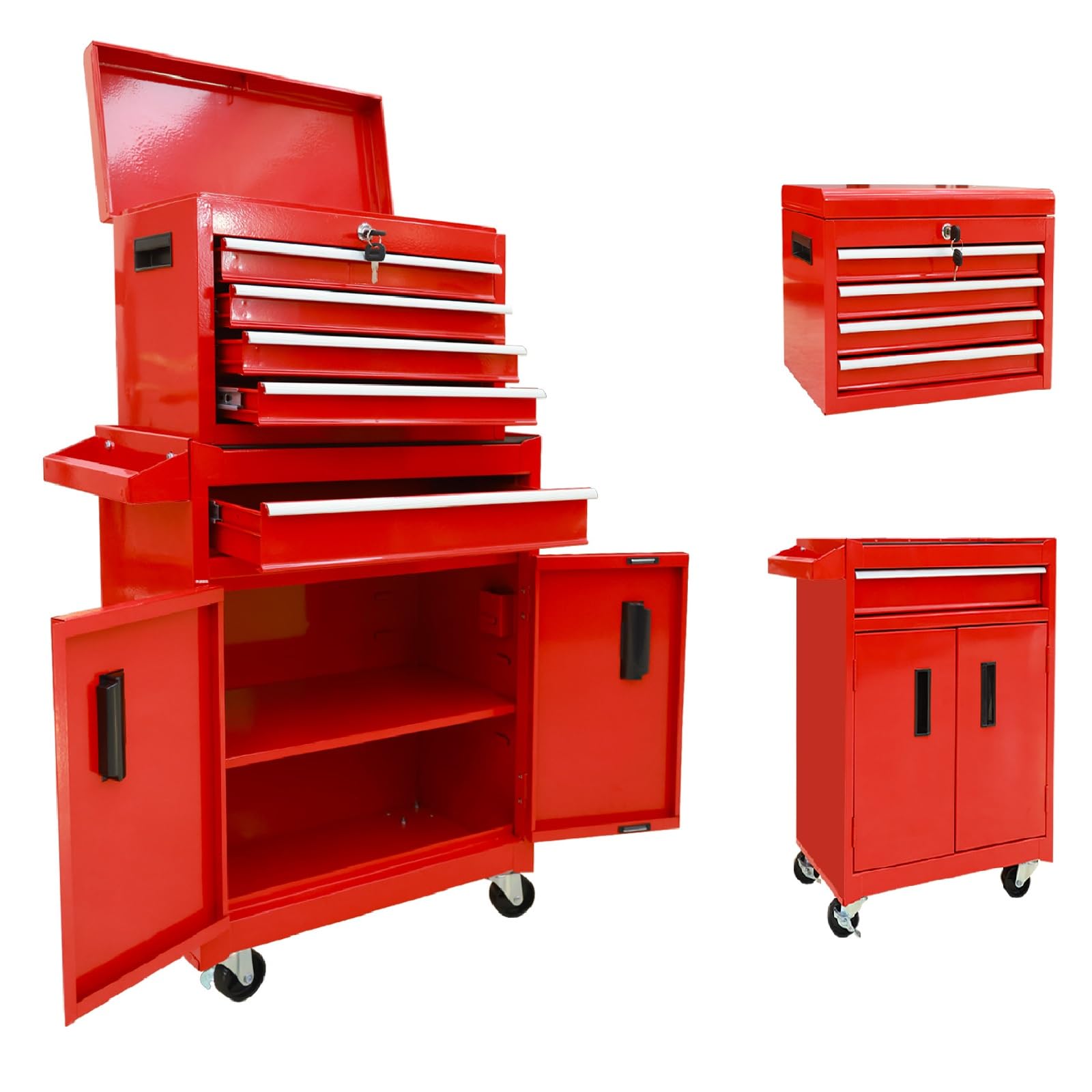 Snapklik.com : Torin 5-Drawer Rolling Tool Chest: Metal Tool Box