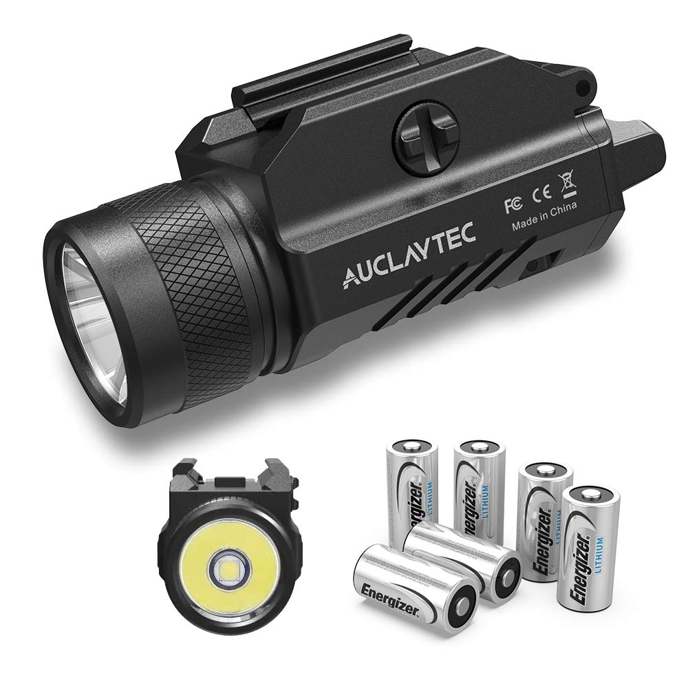Buy AUCLAYTEC Light 1200 Lumens Compact Pistol Light LED for Picatinny ...