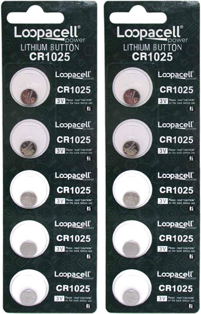Amazon.com: LOOPACELL 10 Pk Lithium Coin Battery 3v for Keyless Entry ...