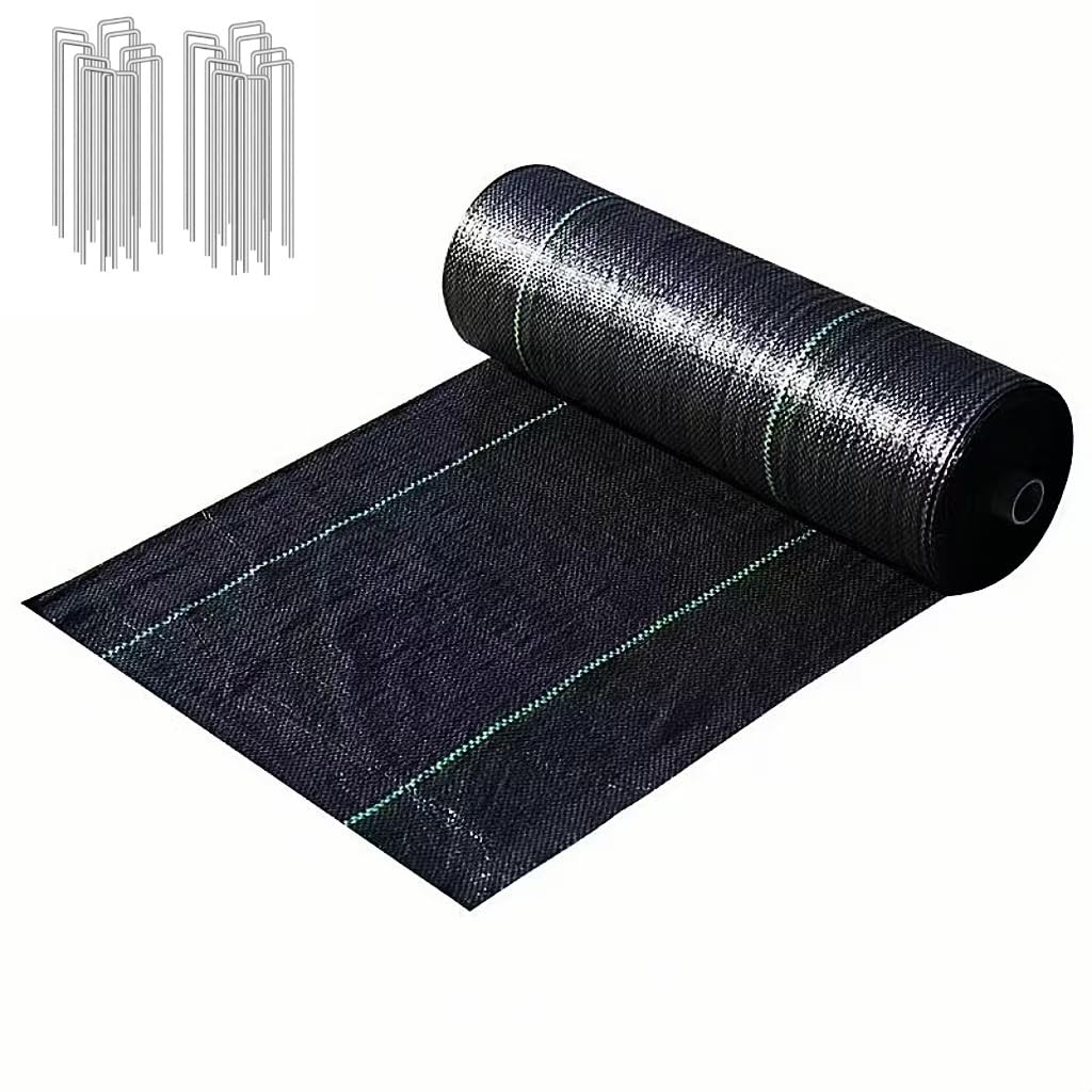 Amazon.com : Ansureway Heavy Duty Weed Barrier Landscape Fabric for ...