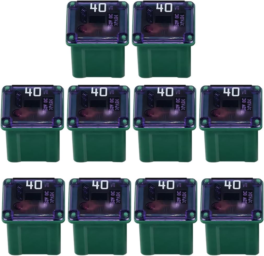 Amazon.com: KHGUZ 10PCS Car Micro Cartridge Fuse, OEM# 608830 40 Amp ...