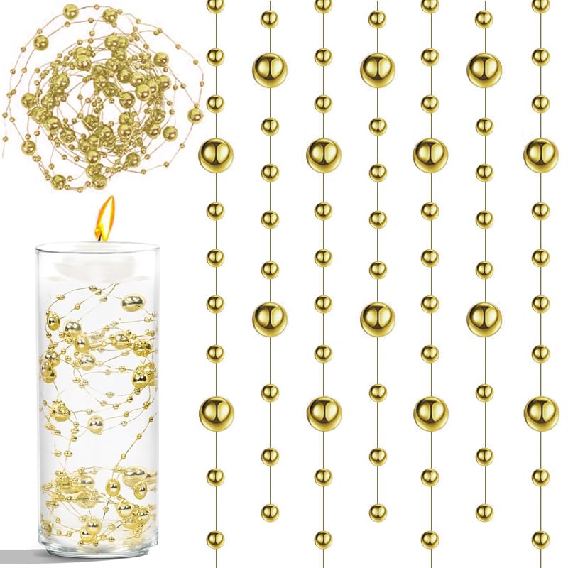 Amazon.com: Cusmation 50pcs Pearls String Beads of Pearls, 10+5mm ...