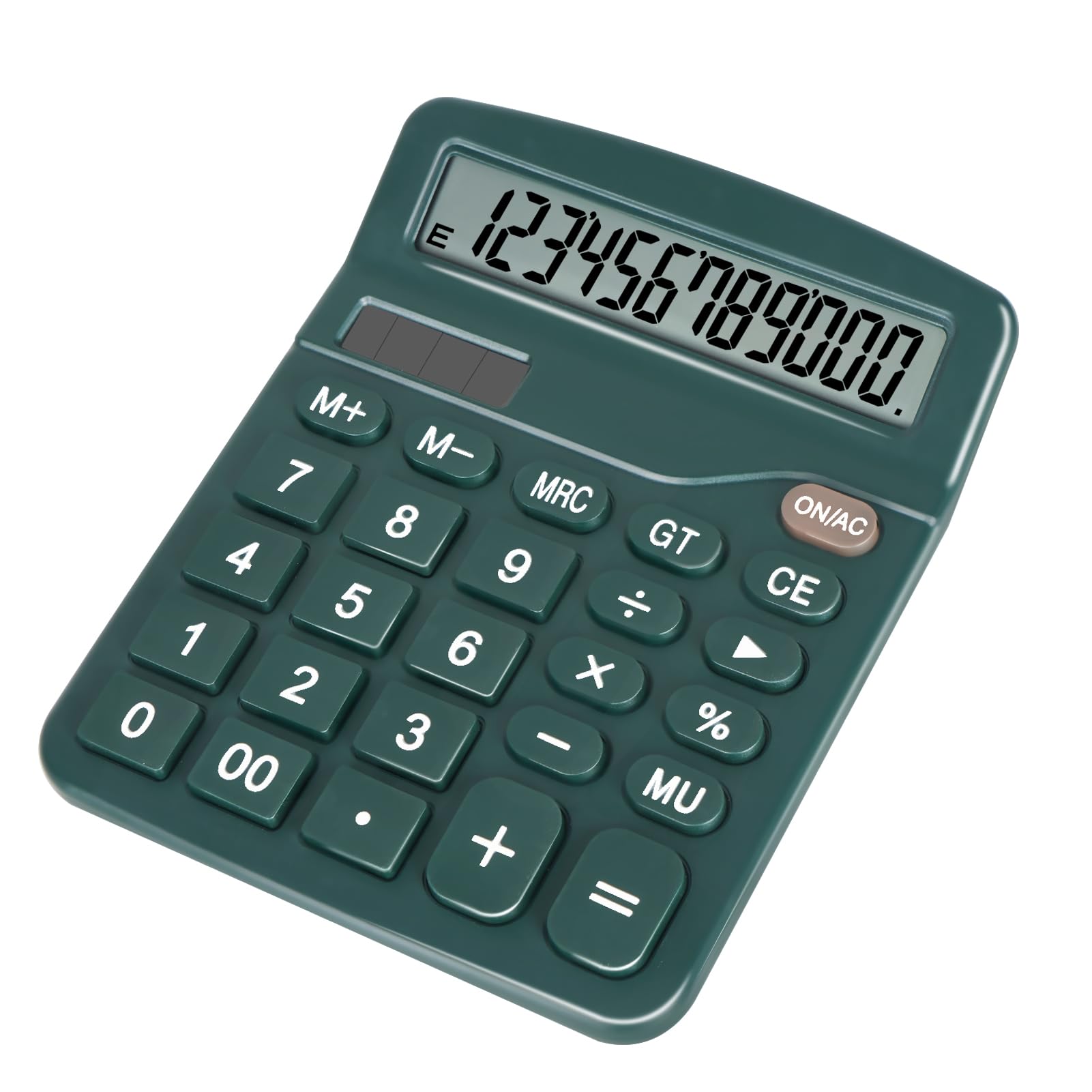 Amazon.com : DANRONG Dark Green Desktop Calculator with Big Buttons ...