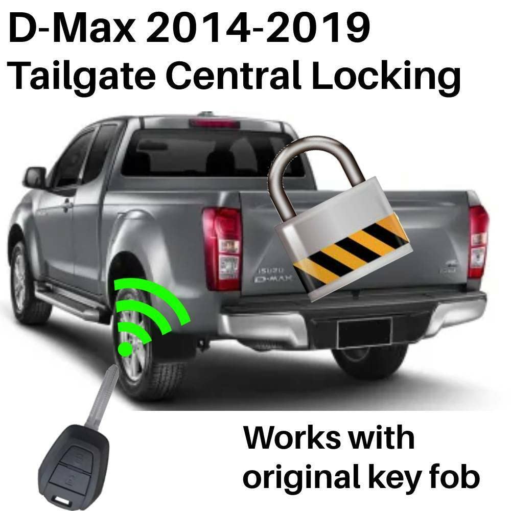 Buy Tailgate Central Locking Kit For Isuzu DMax 2014-19 Pop&Lock Power ...