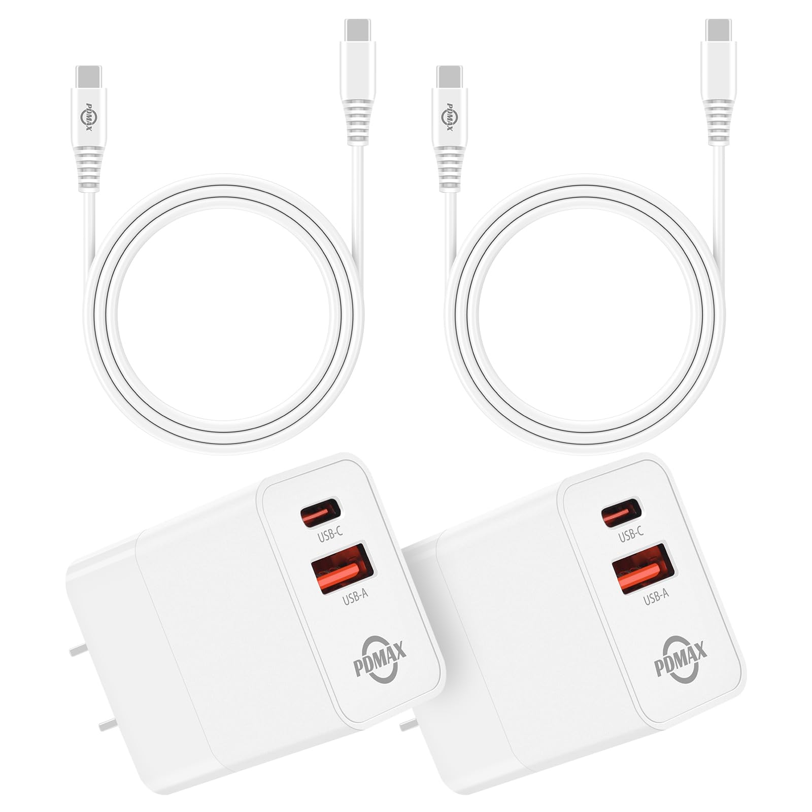 Snapklik.com : PDMAX iPhone 16 Charger Block, Dual Port USB C & USB A ...
