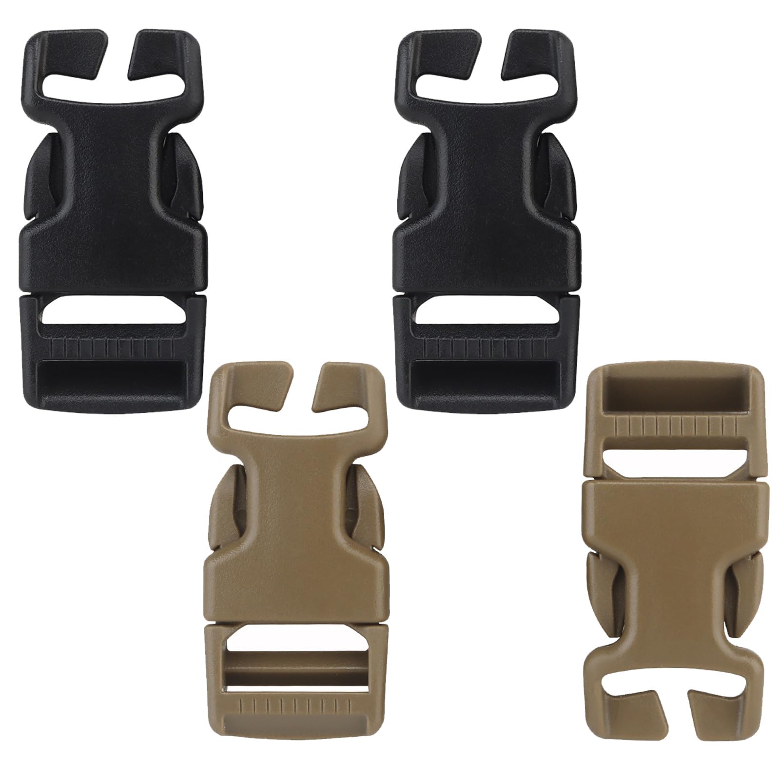 Amazon.com : SCORYULE 4pcs 1"/2.5cm Buckle, Quick Attach Surface Mount ...