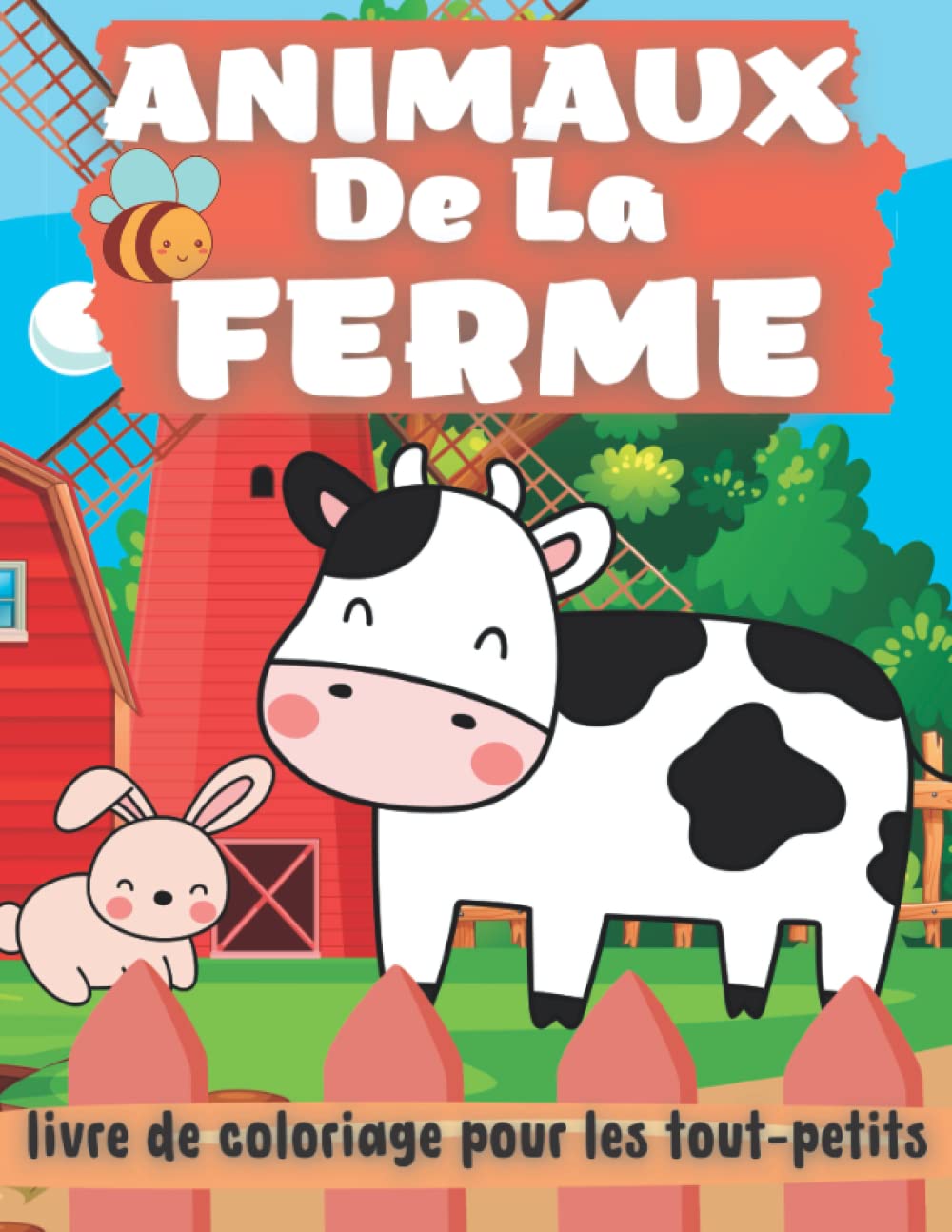 Buy Animaux de la ferme livre de coloriage pour les tout-petits ...