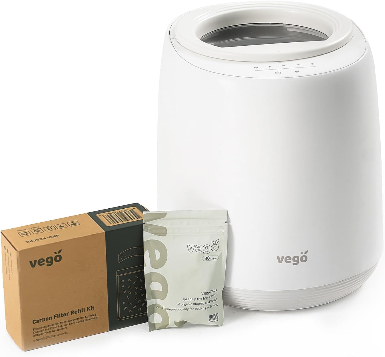 Amazon.com : Vego Kitchen Composter, 4L Electric Composter for Kitchen ...