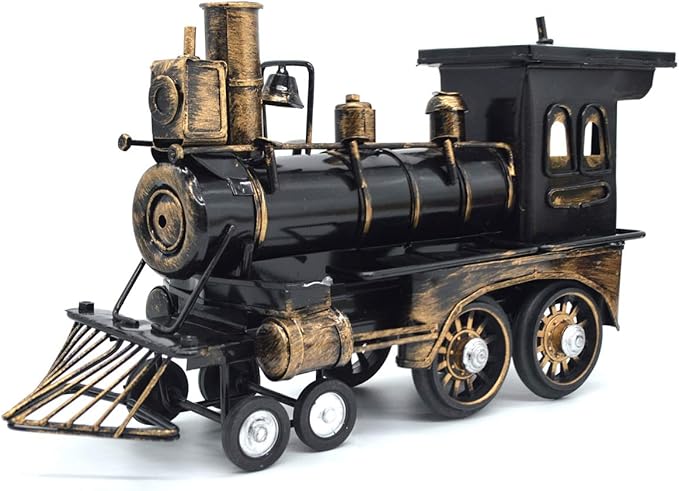 Amazon.com: Sooye Diecast Model Locomotive Classic Locomotive ...