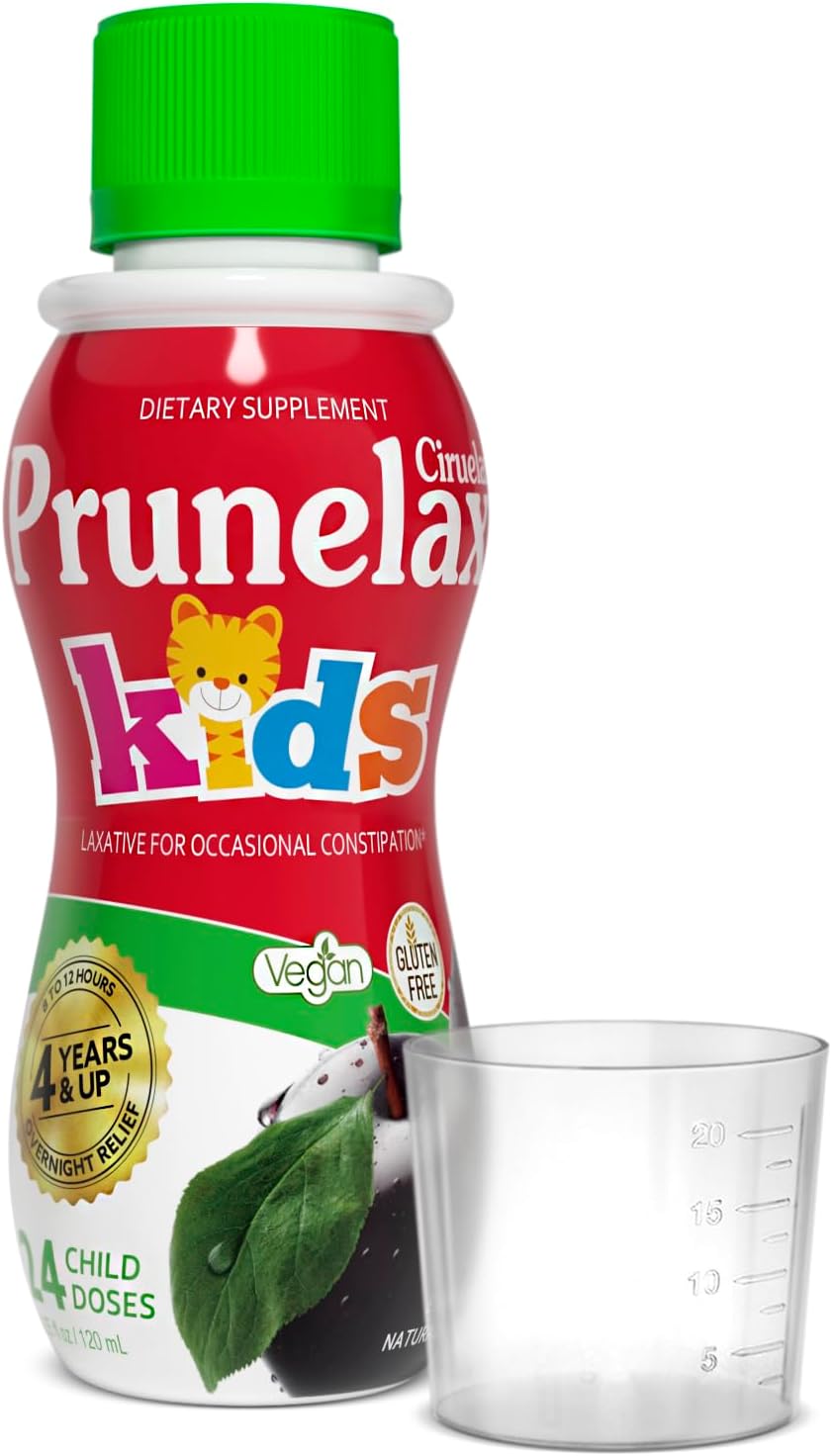 Prunelax Ciruelax Natural Laxative Regular Liquid for Kids, 4.05 fl oz ...