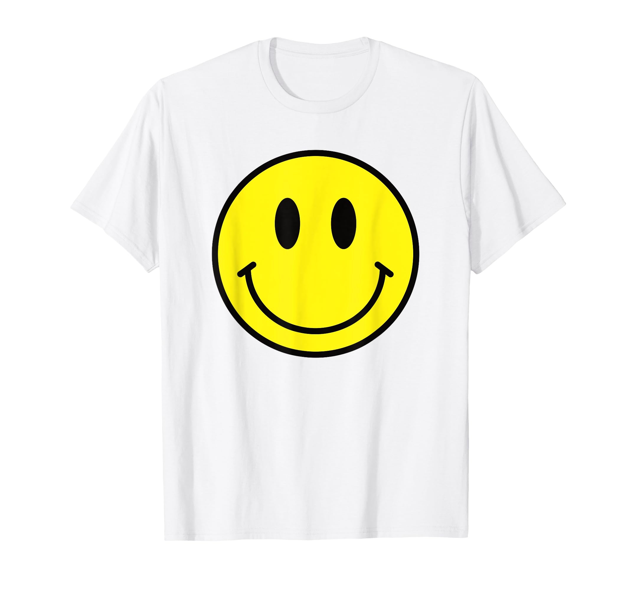 Amazon.com: Yellow Smile Face Shirt Cute Happy Peace Smiling Face Kids ...