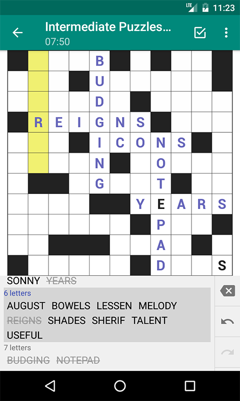 Fill-In Crosswords - App on Amazon Appstore