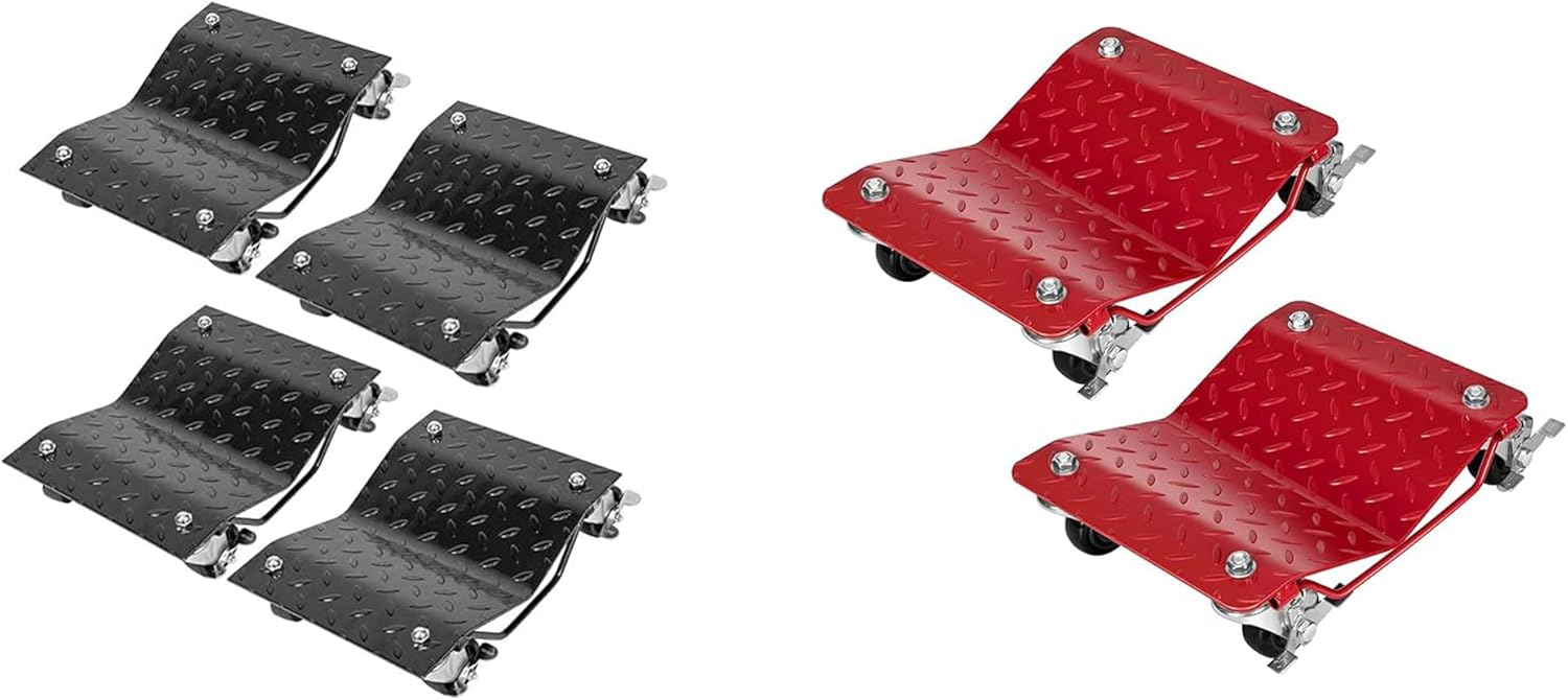 Amazon.com: VIVOHOME Heavy Duty Vehicle Mover Dolly of 4 Piece, Wheel ...