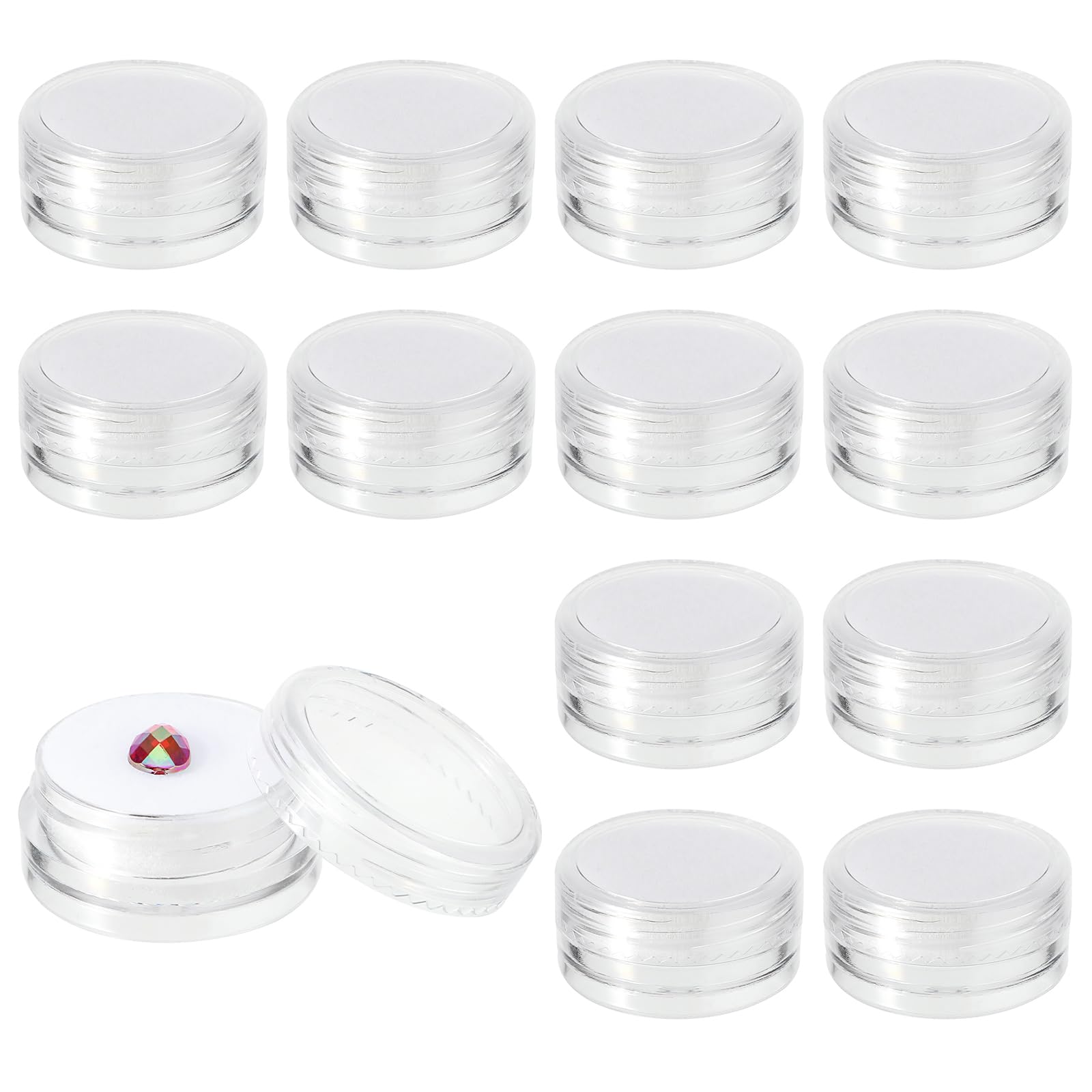 Amazon.com: Giantree 12 Pcs Small Loose Diamond Gemstone Display Box ...