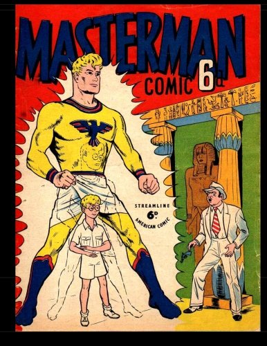 Masterman Comic (B&W): Golden Age Superhero Comic: Therrian, Kari A ...