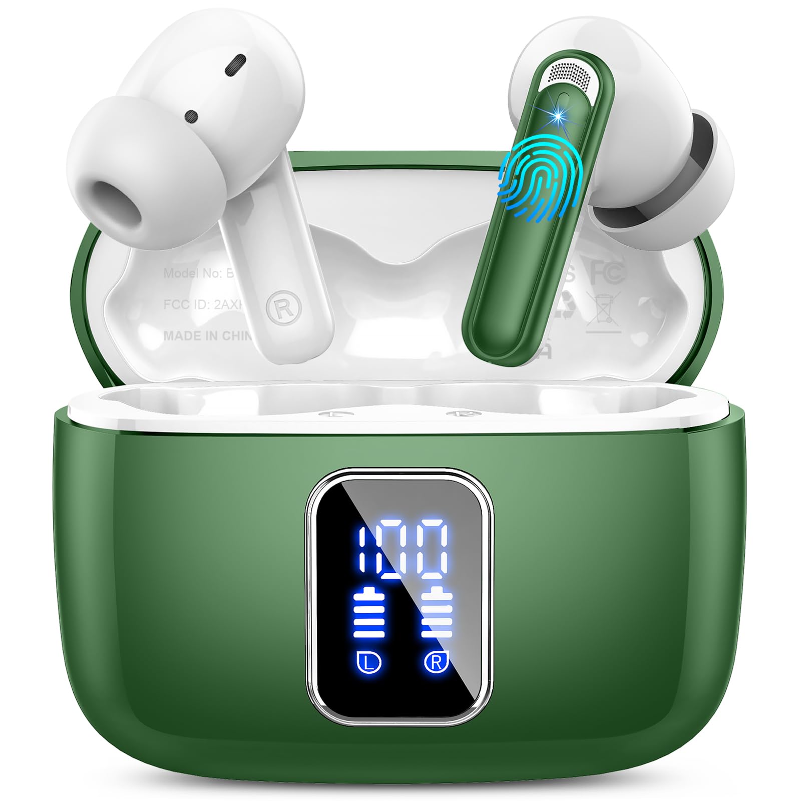 Amazon.com: Wireless Earbuds, Bluetooth 5.3 Headphones, Ear Buds ...