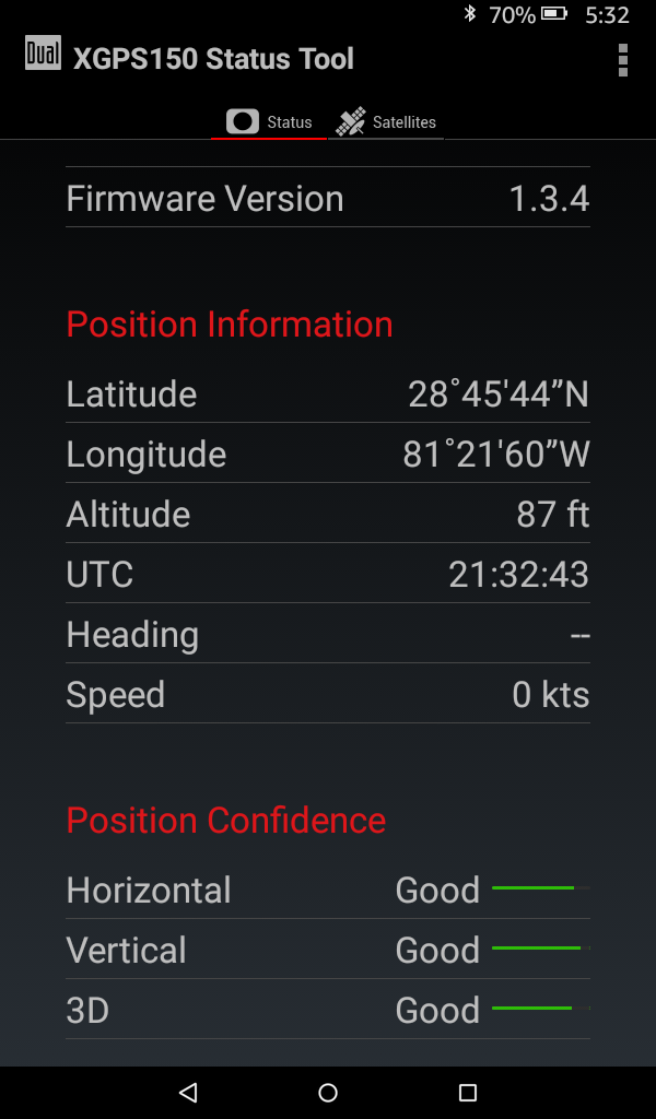 Bluetooth GPS Status Tool - App on Amazon Appstore