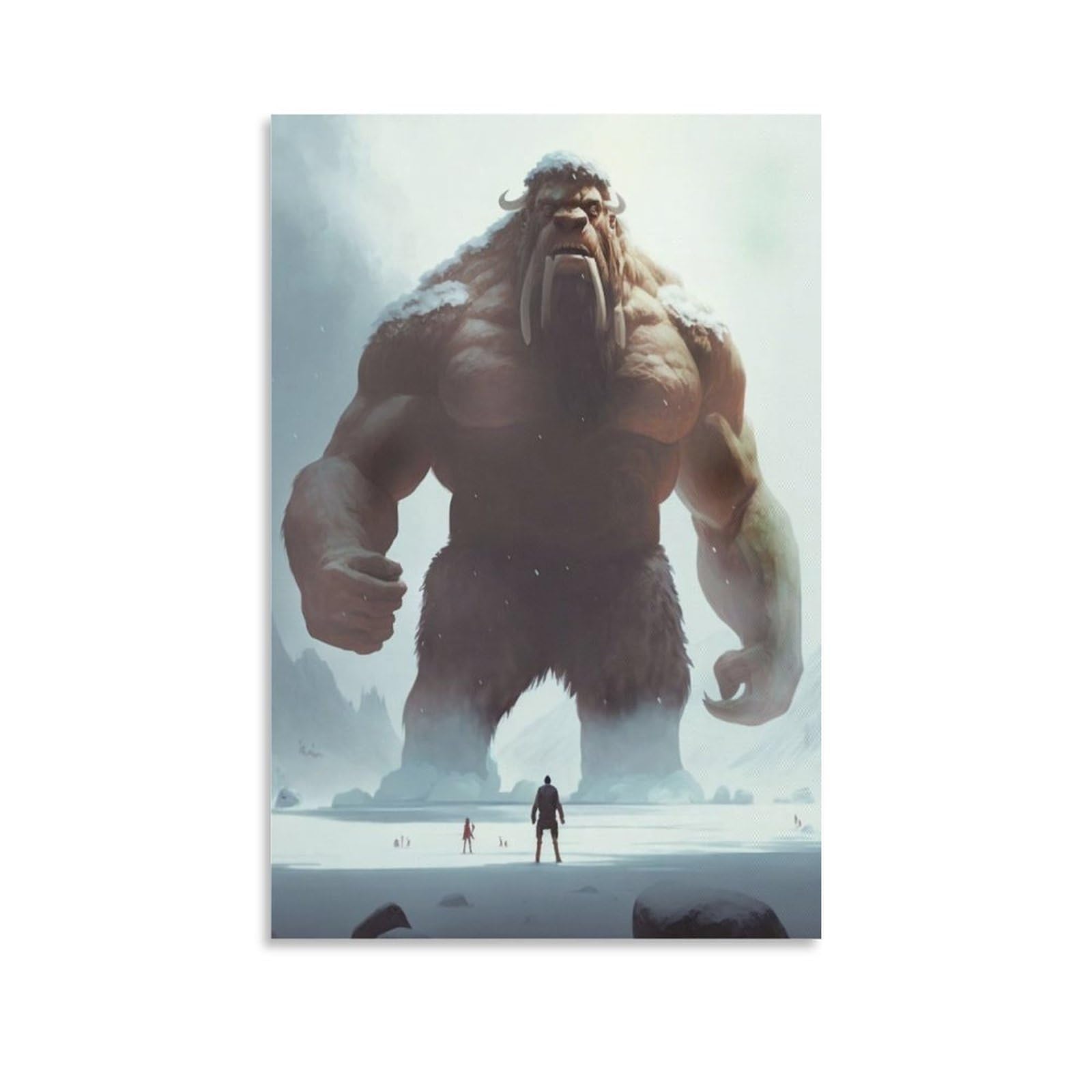 Norse Giant Ymir Norse Wood Carvings Ymir Statue – Art Carving Shop