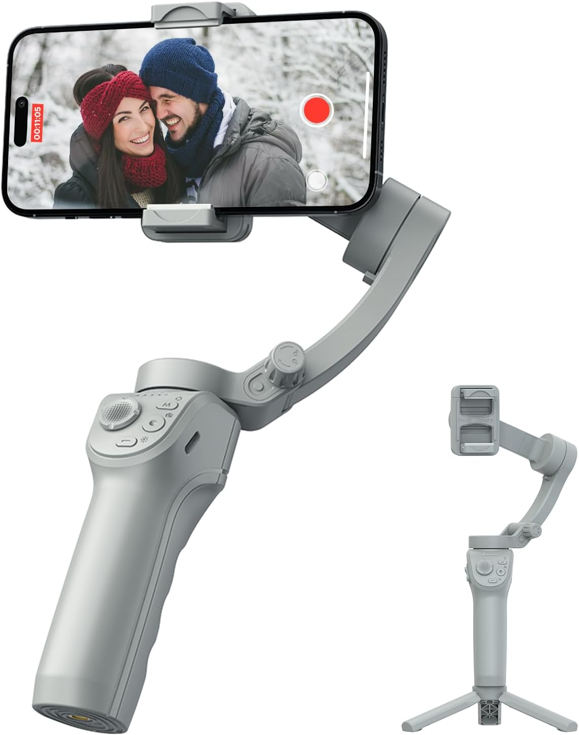Amazon.com: Portable 3-Axis Gimbal Stabilizer for Smartphone, Premium ...