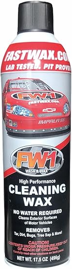 FW1 Waterless Car Wash & Wax with Carnauba for Multiple Surfaces - Cleaning Wax Ultra Shine ...
