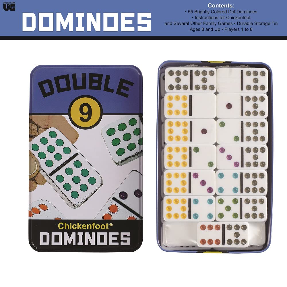 Juego de dominó de 9 puntos d...B096HDFZPN | Encarguelo.com