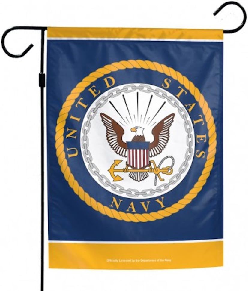 Amazon.com : Wincraft United States Navy Garden Flag : Sports & Outdoors