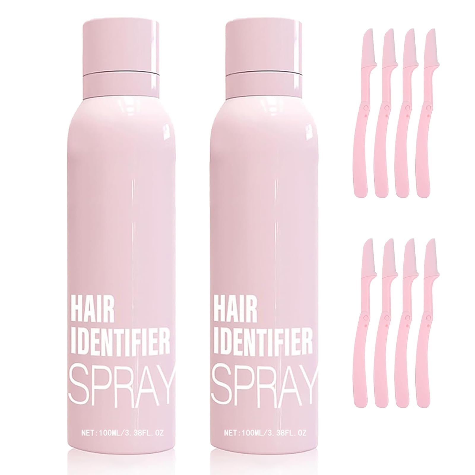 Amazon.com: 2 Packs Hair Identifier Spray for Face Shaving, Skin Body ...