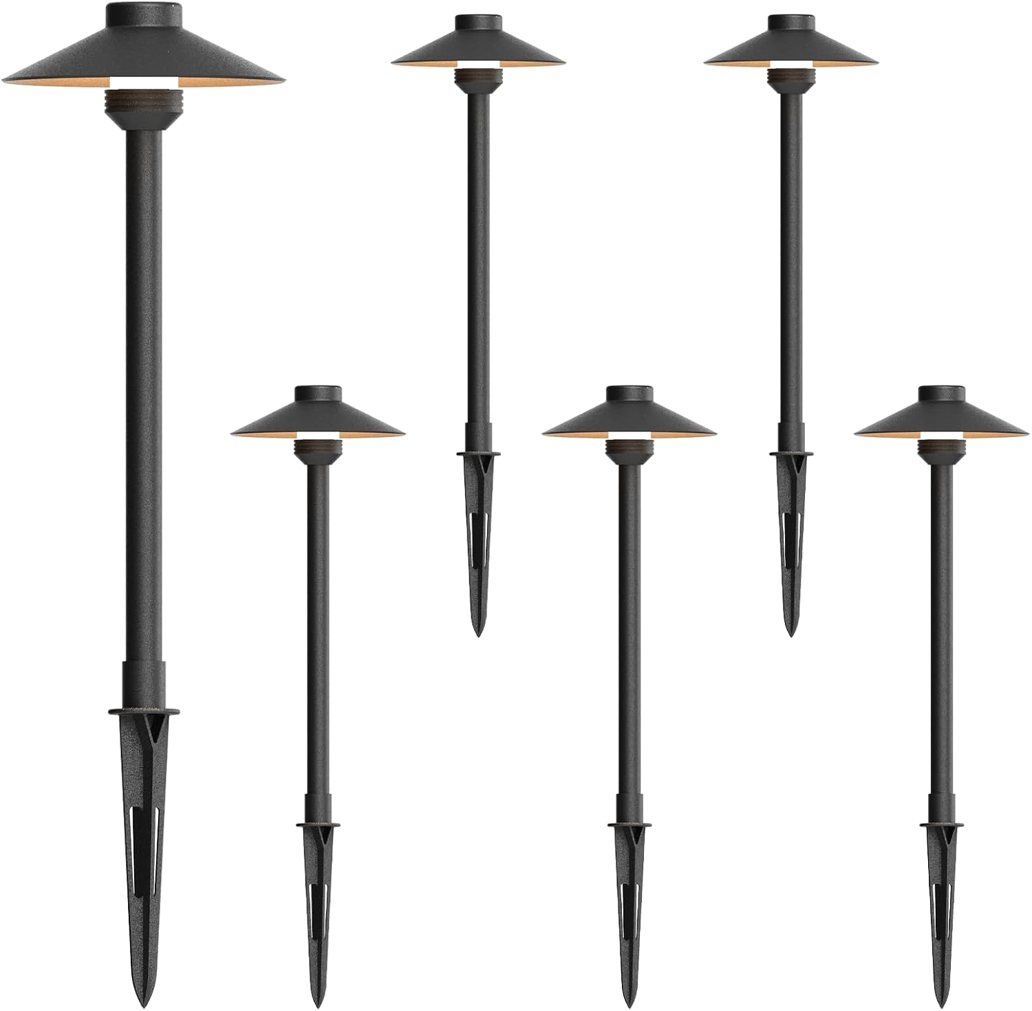 GOODSMANN Low Voltage Pathway Lights 6PK Kits 120 Lumen Outdoor ...