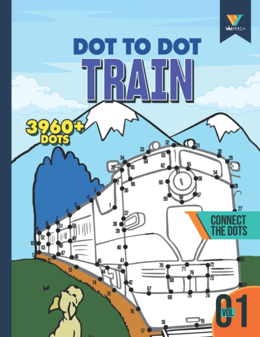 Dot To Dot Train Puzzle Game Volume 01 3960 Dots | Desertcart KSA