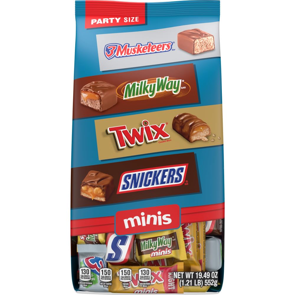 Amazon.com: SNICKERS, TWIX, MILKY WAY & 3 MUSKETEERS Mini NFL Football ...