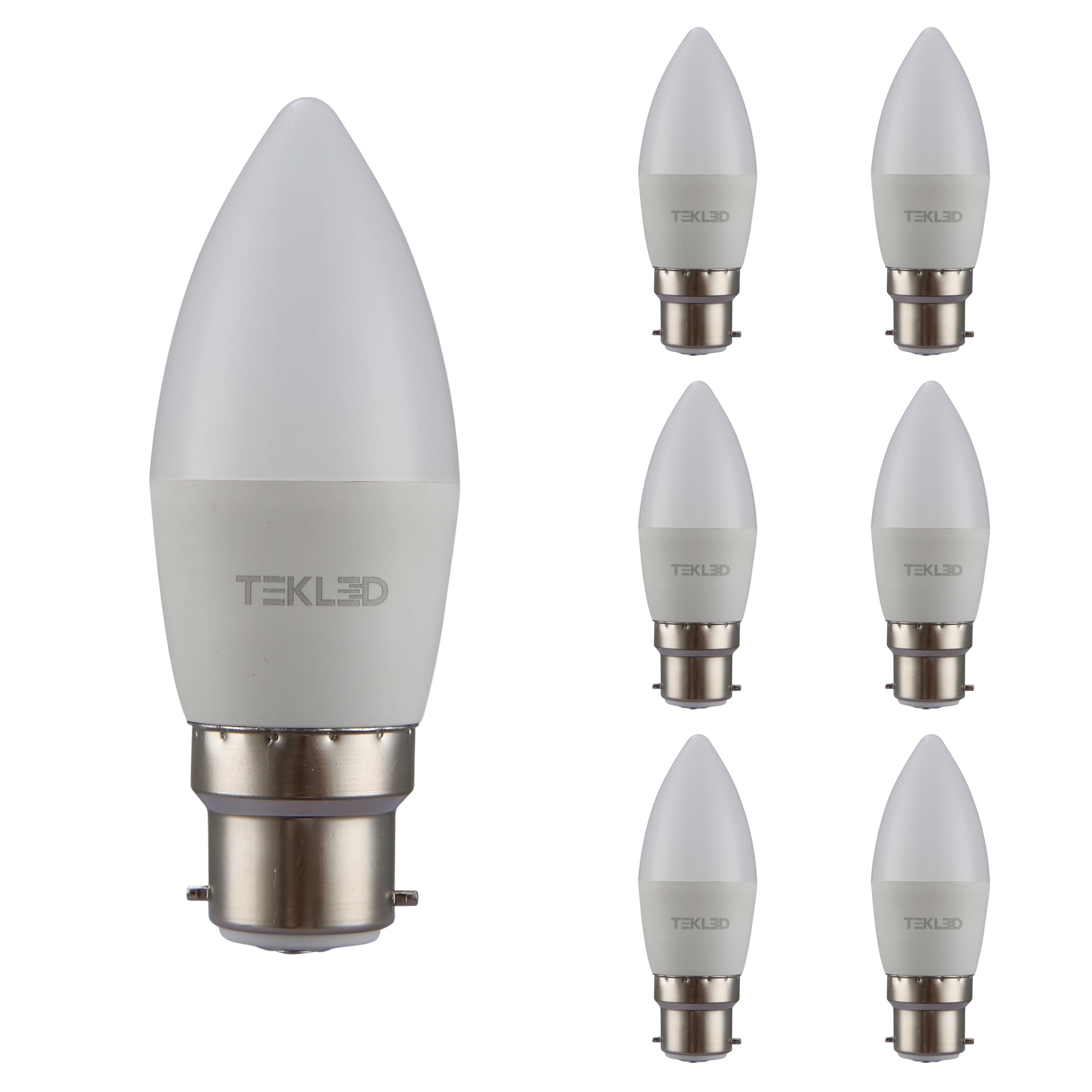 TEKLED® C37 Candle DIMMABLE Cetus LED Bulbs | B22 Bayonet Cap | Energy ...