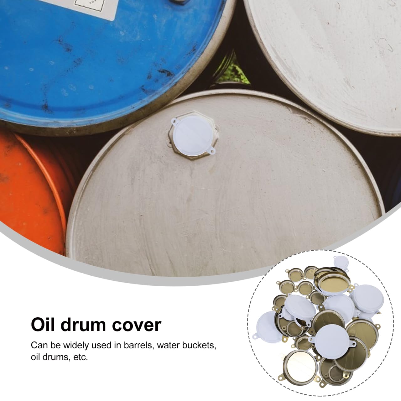 Snapklik.com : Oil Drum Seal Caps Bung Plugs For 55 Gallon Barrels ...