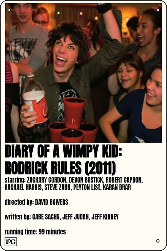 Amazon.com: Diary of a Wimpy Kid Rodrick Rules Movie Poster Metal Tin ...