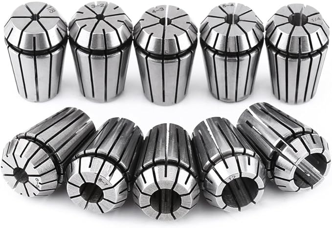 Spannzangen，ER20 Spannzange Elastische Spannzange ER20 Spannbuchse Set ...